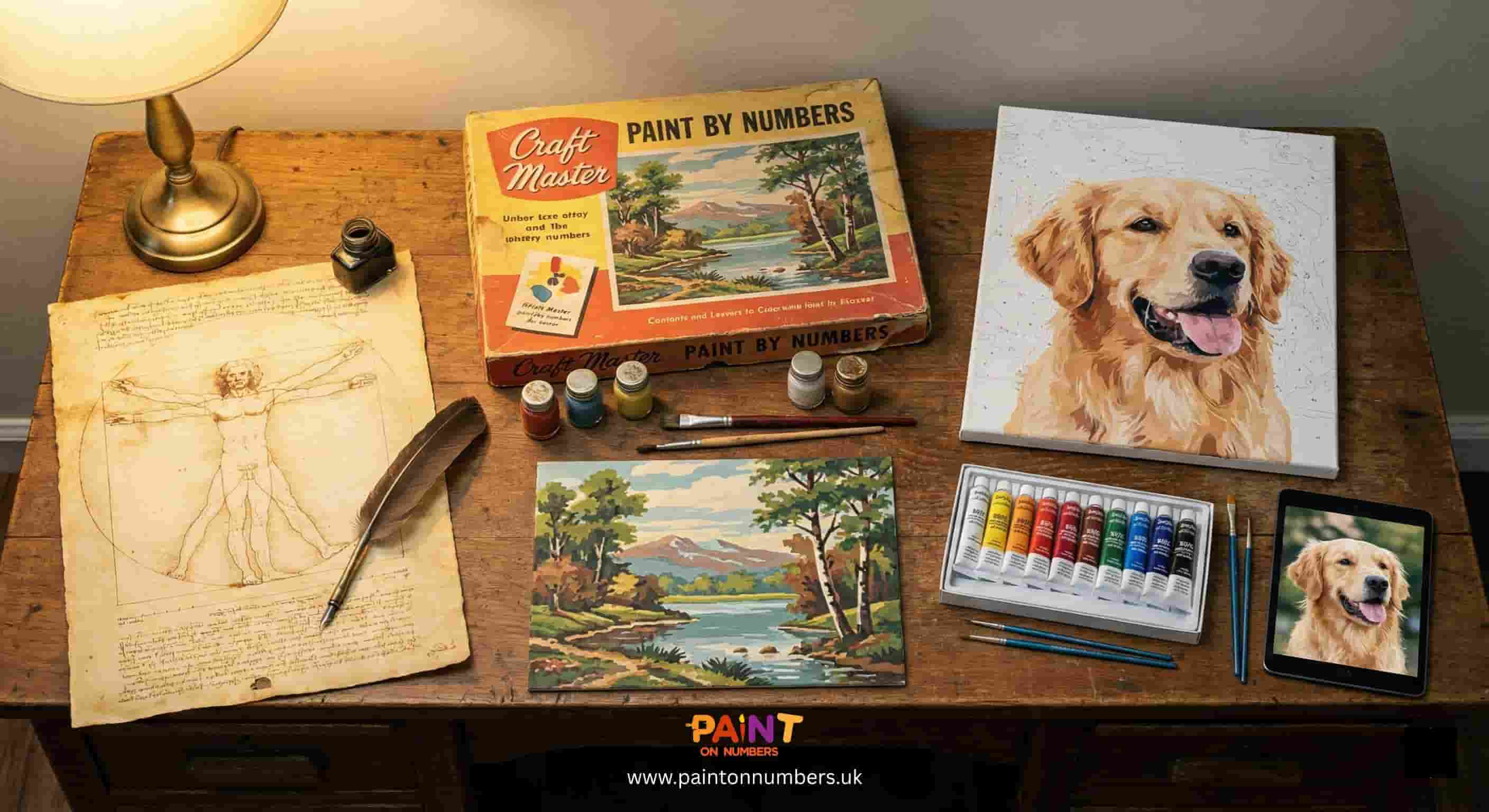 History of Paint by Numbers | From Da Vinci to Modern Day Guide